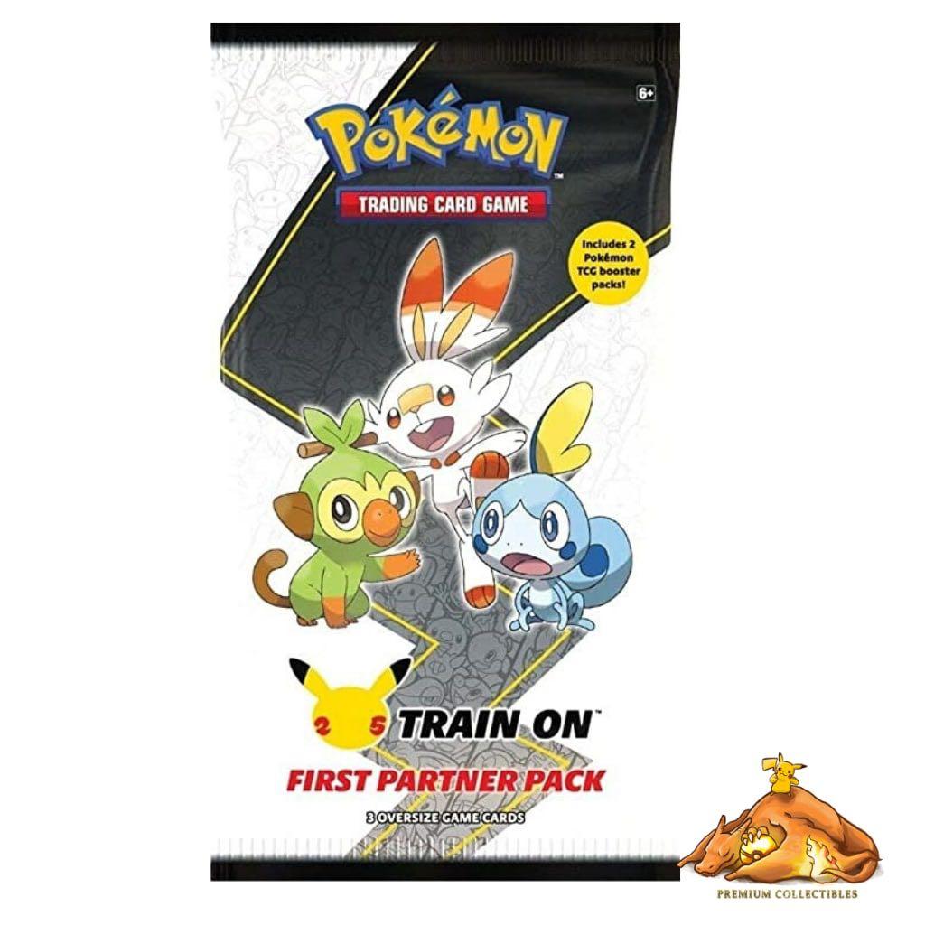 Pokemon TCG 25th Anniversary First Partner Pack Jumbo Cards Galar ...