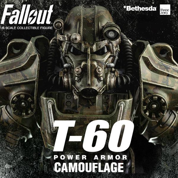【預訂 Pre Order】 Threezero Fallout 1 6 T‐60 Camouflage Power Armor 《異塵
