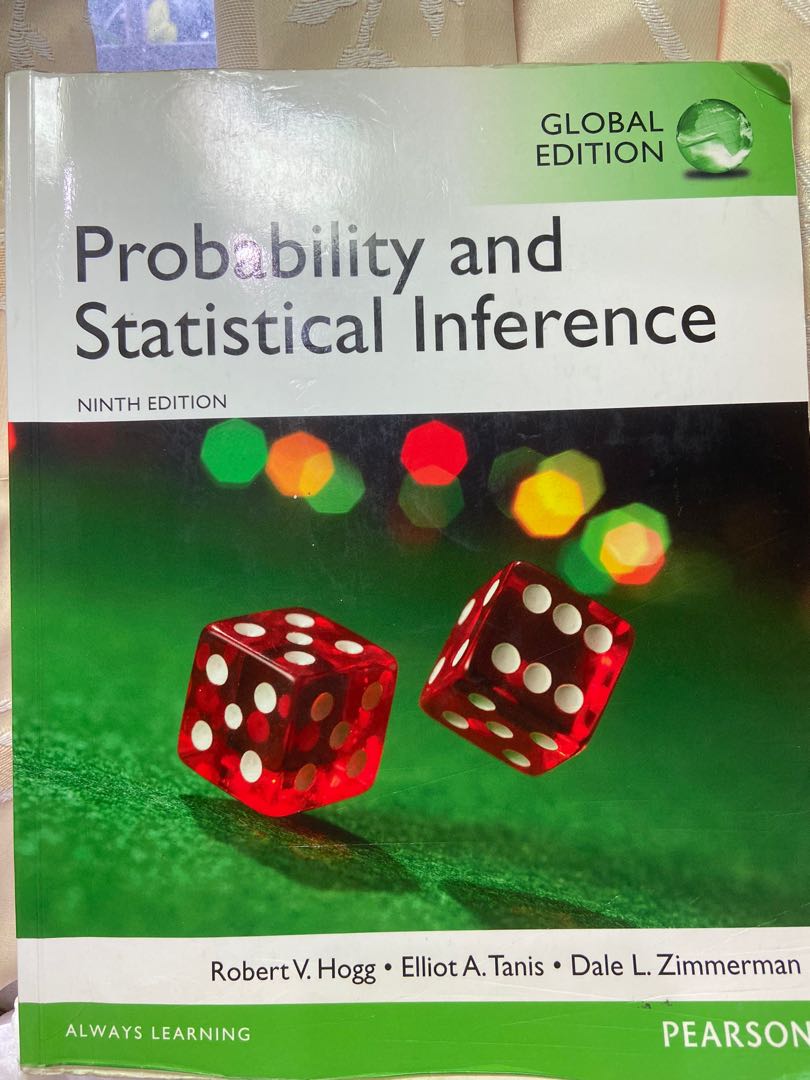 probability and statistics inference 機率統計 #開學季, 書籍、休閒與玩具, 書本及雜誌, 童書、著色 ...