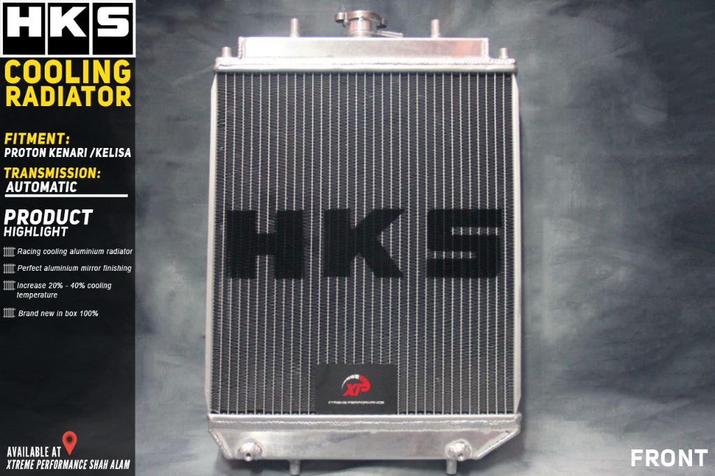 RADIATOR SPORT HKS PERODUA KENARI KELISA AT, Auto Accessories on Carousell