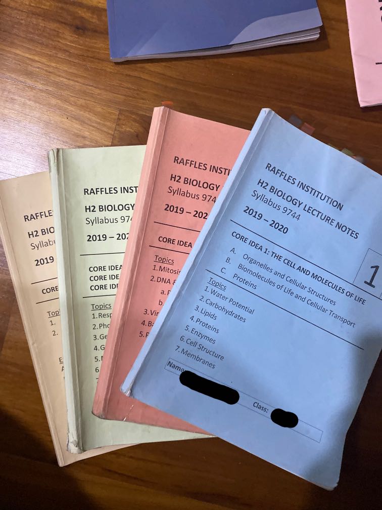 Raffles Institution H2 Biology notes, Hobbies & Toys, Books & Magazines ...
