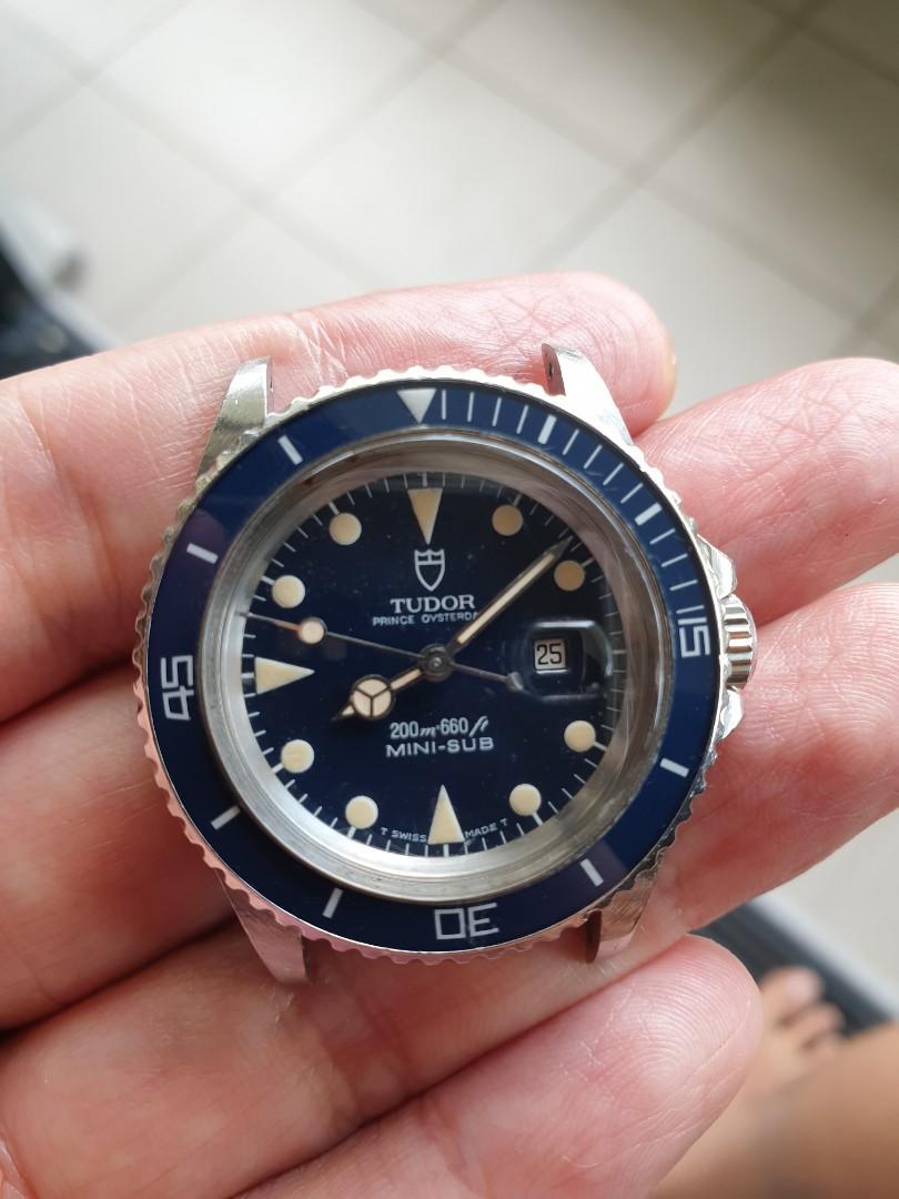 Rare Tudor Blue Mini Sub Ref 73090, Luxury, Watches on Carousell