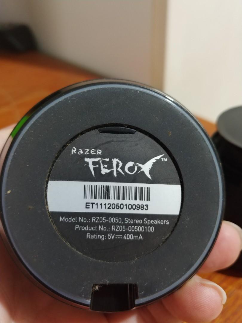 Razer Ferox Mobile Speakers, Audio, Portable Audio Accessories on Carousell