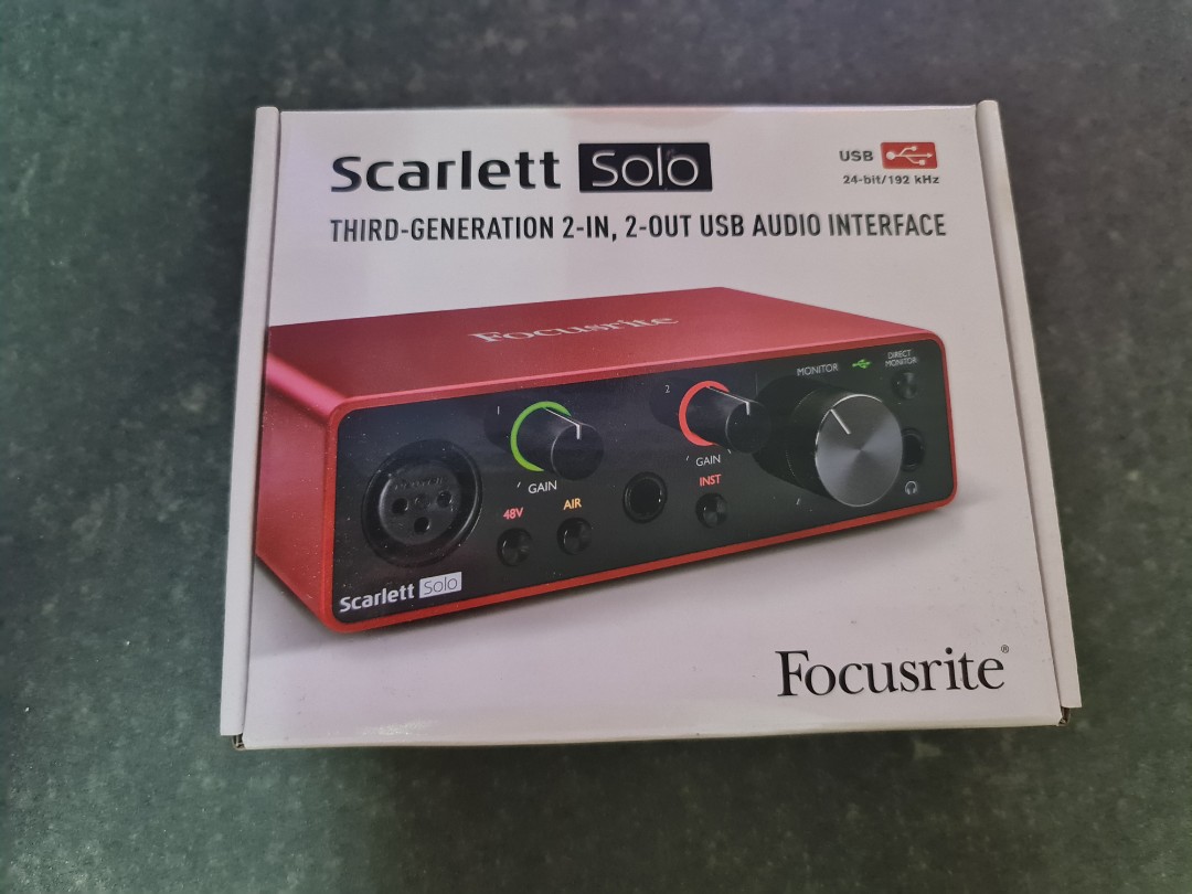 Scarlett Solo, Audio, Soundbars, Speakers & Amplifiers on Carousell