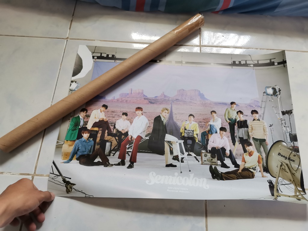 Seventeen Semicolon poster, Hobbies & Toys, Memorabilia & Collectibles ...