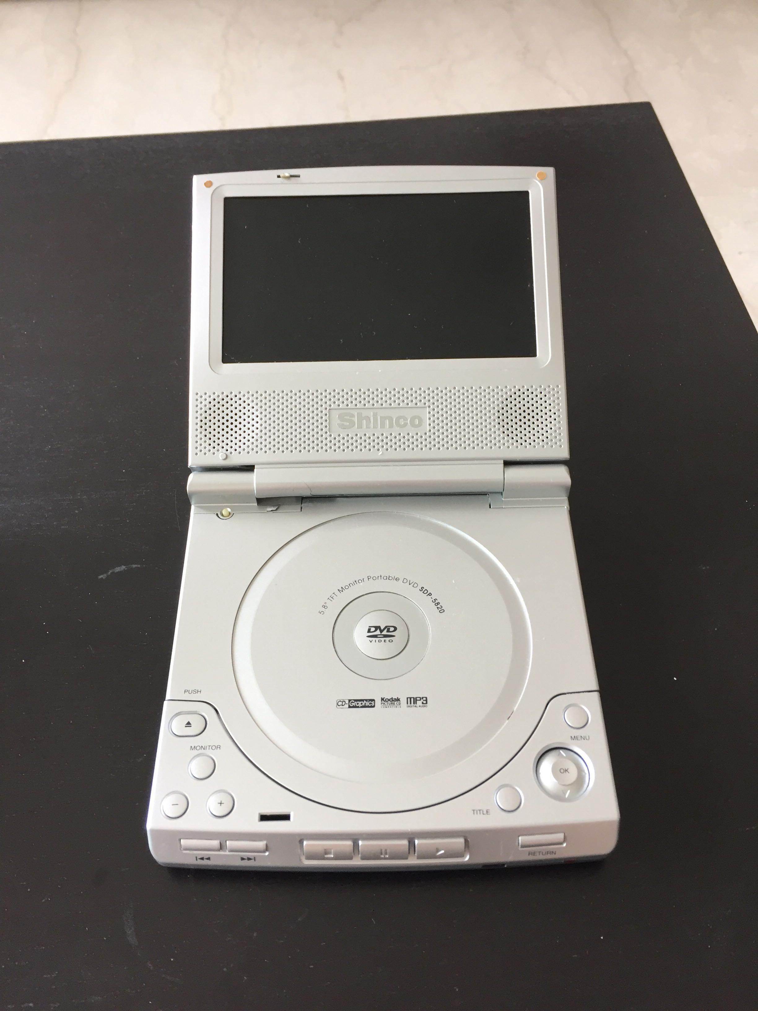 Shinco portable DVD player, Audio, Portable Music Players on Carousell