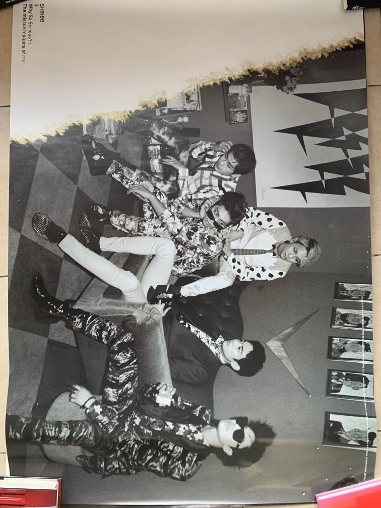 SHINEE Poster, Hobbies & Toys, Memorabilia & Collectibles, K-Wave on ...