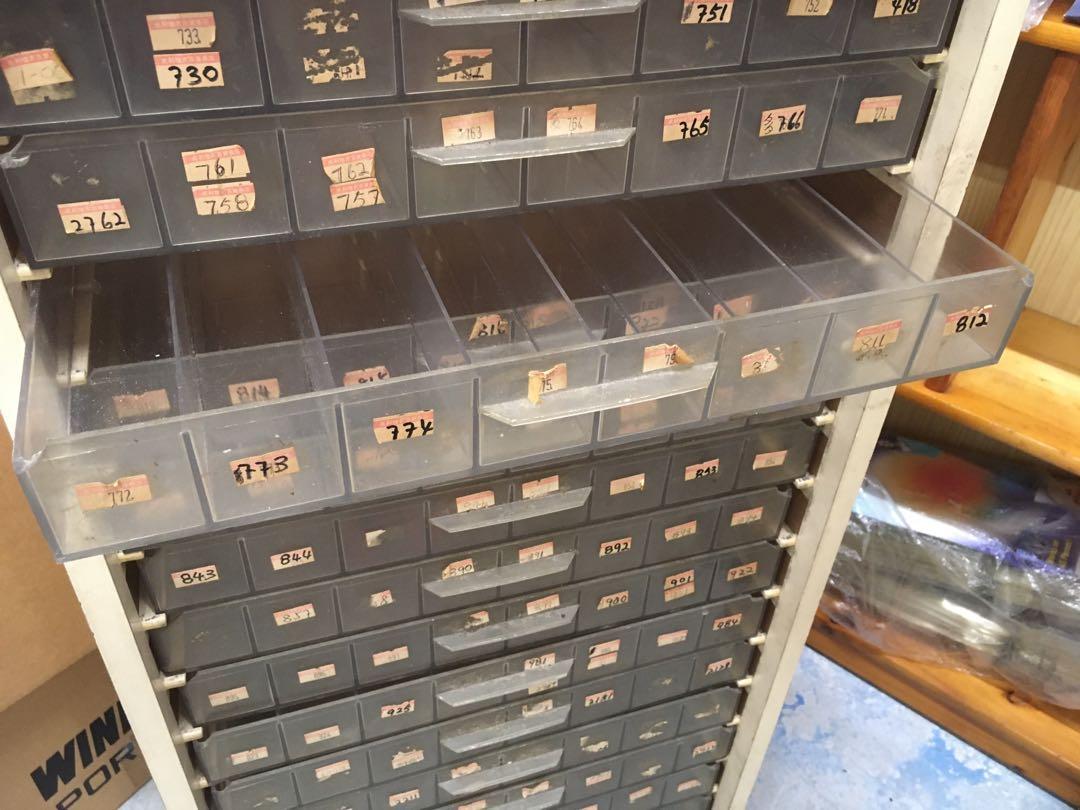 Small parts storage trolley, Furniture & Home Living, Furniture ...