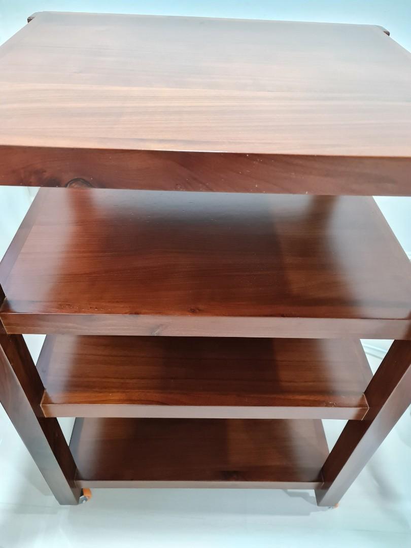Solid Wood Hifi Rack (4 Tier), Audio, Other Audio Equipment on Carousell