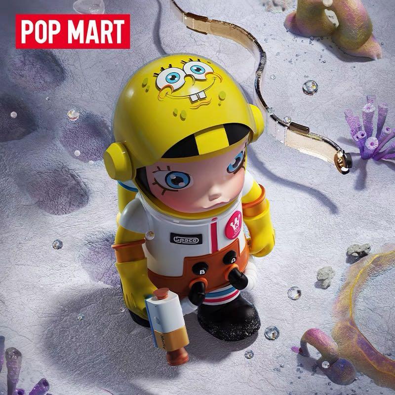Mega Space Molly Spongebob 400% Pop Mart Not Bearbrick, Hobbies & Toys ...