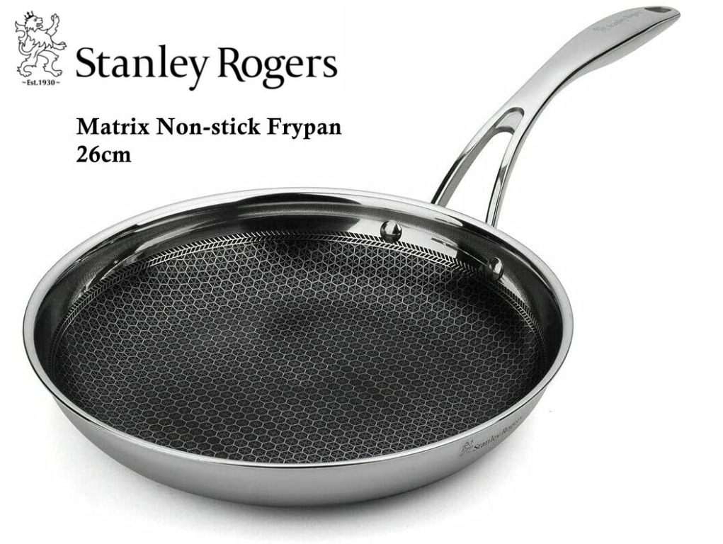 Stanley Rogers Matrix Non-stick Frypan , 26cm, Furniture & Home Living ...