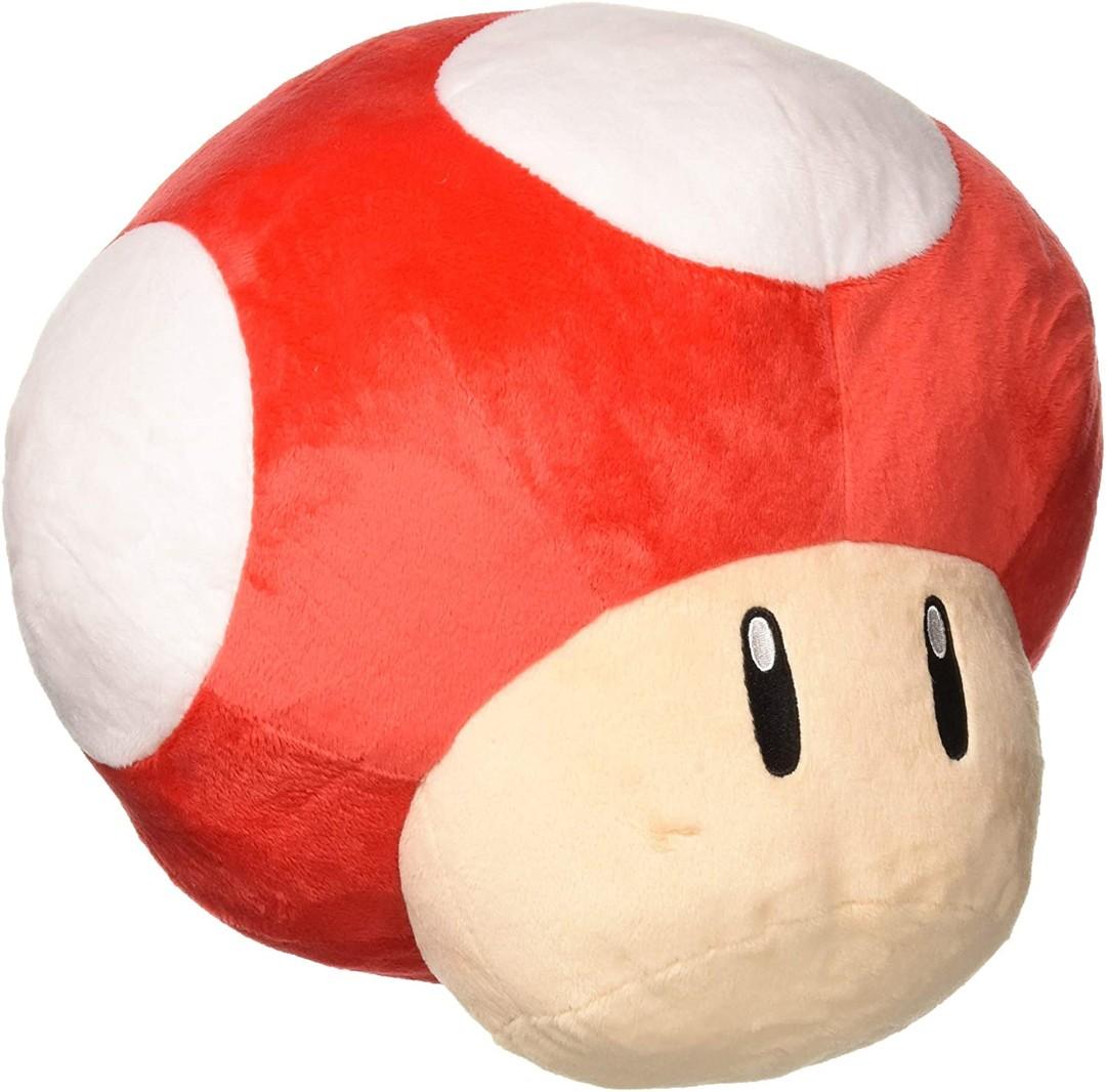 Super Mario Giant Mushroom Plush, Hobbies & Toys, Toys & Games on Carousell