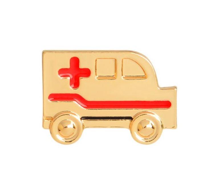 Superhero in Scrubs Enamel Pin | Cute Ambulance Pin | Badge Brooch Pin ...
