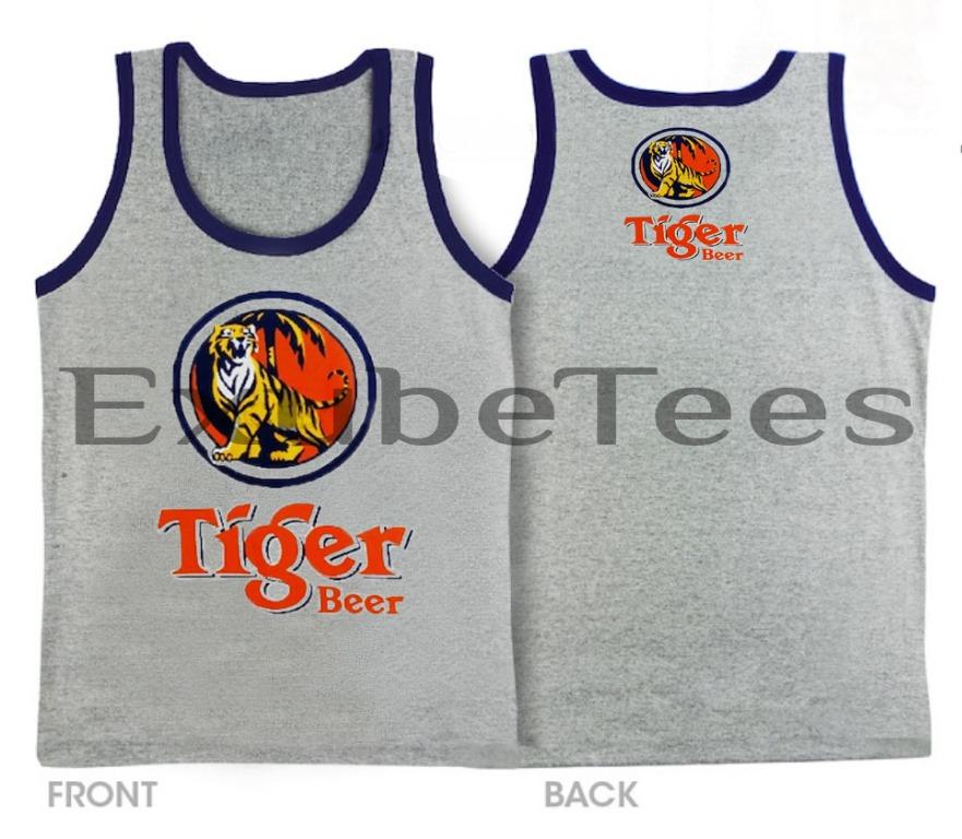 Thailand Singlets Beer Tank Tops * Heineken Beer * Tiger Beer * Singha ...