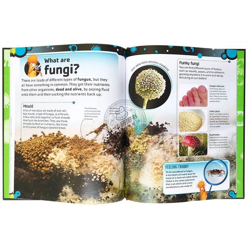The Bacteria Book DK細菌手冊 英文原版 微生物知識百科 病毒 真, 興趣及遊戲, 書本 & 文具, 兒童書籍 ...
