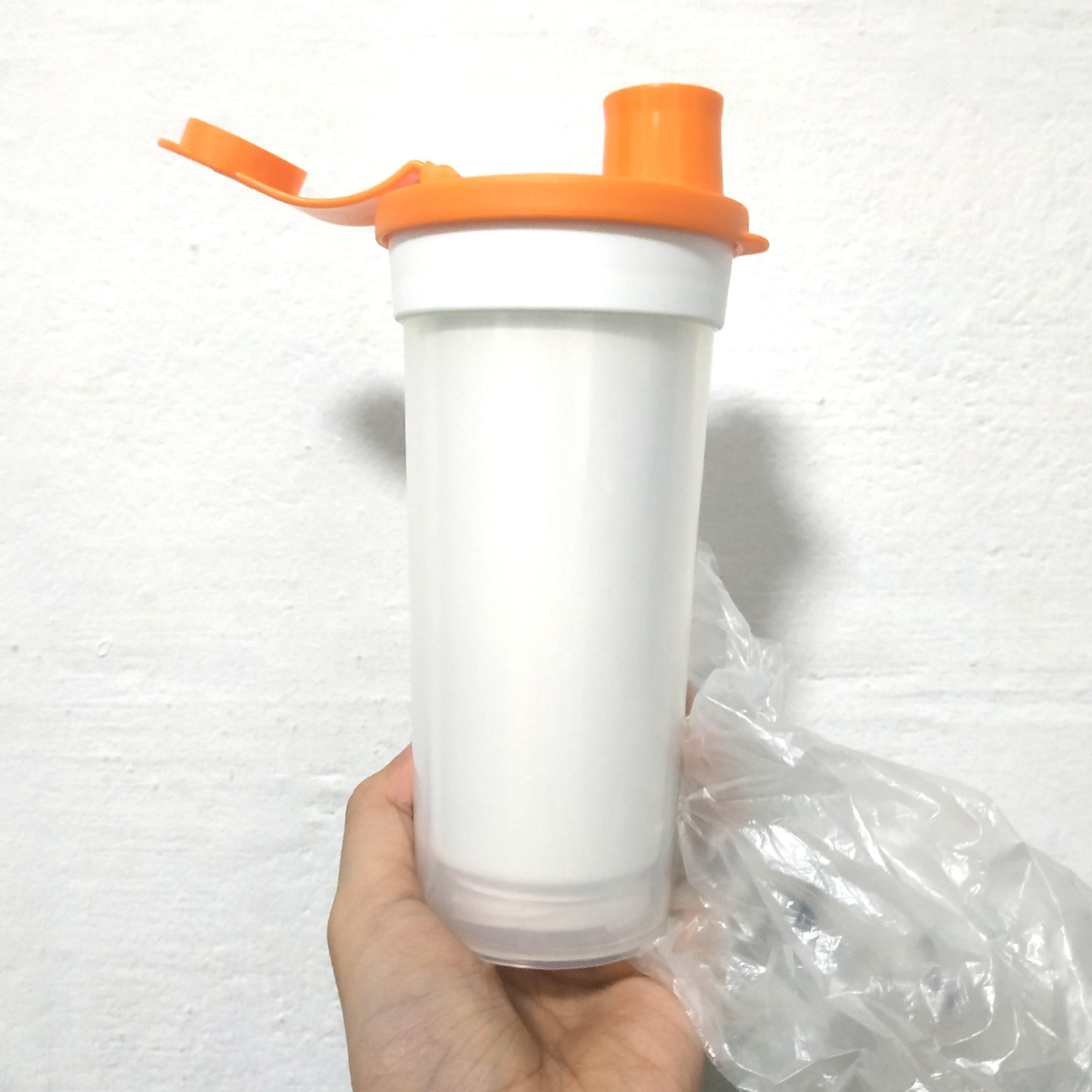 Tupperware 250 ml Flip Top Cap Personalized Round Water Bottle Tumbler ...