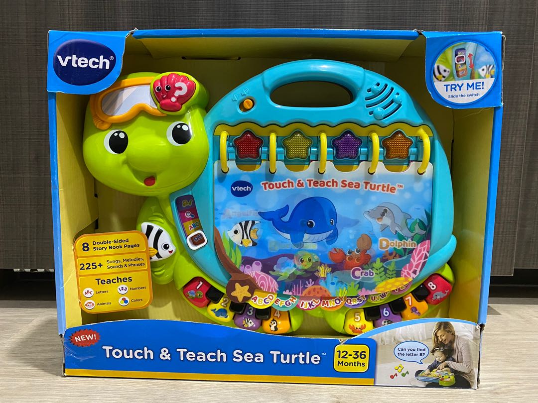 Vtech Touch & Teach Sea Turtle, Babies & Kids, Infant Playtime on Carousell