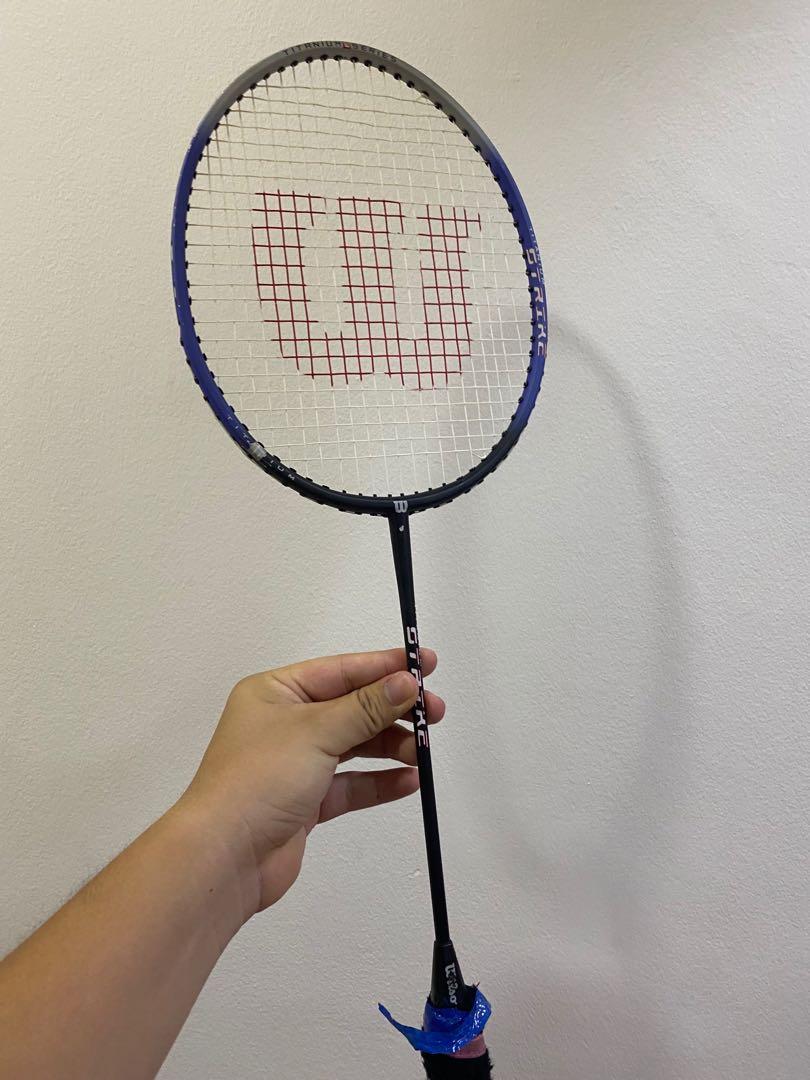 Wilson Badminton Racket, Sports Equipment, Sports & Games, Racket ...