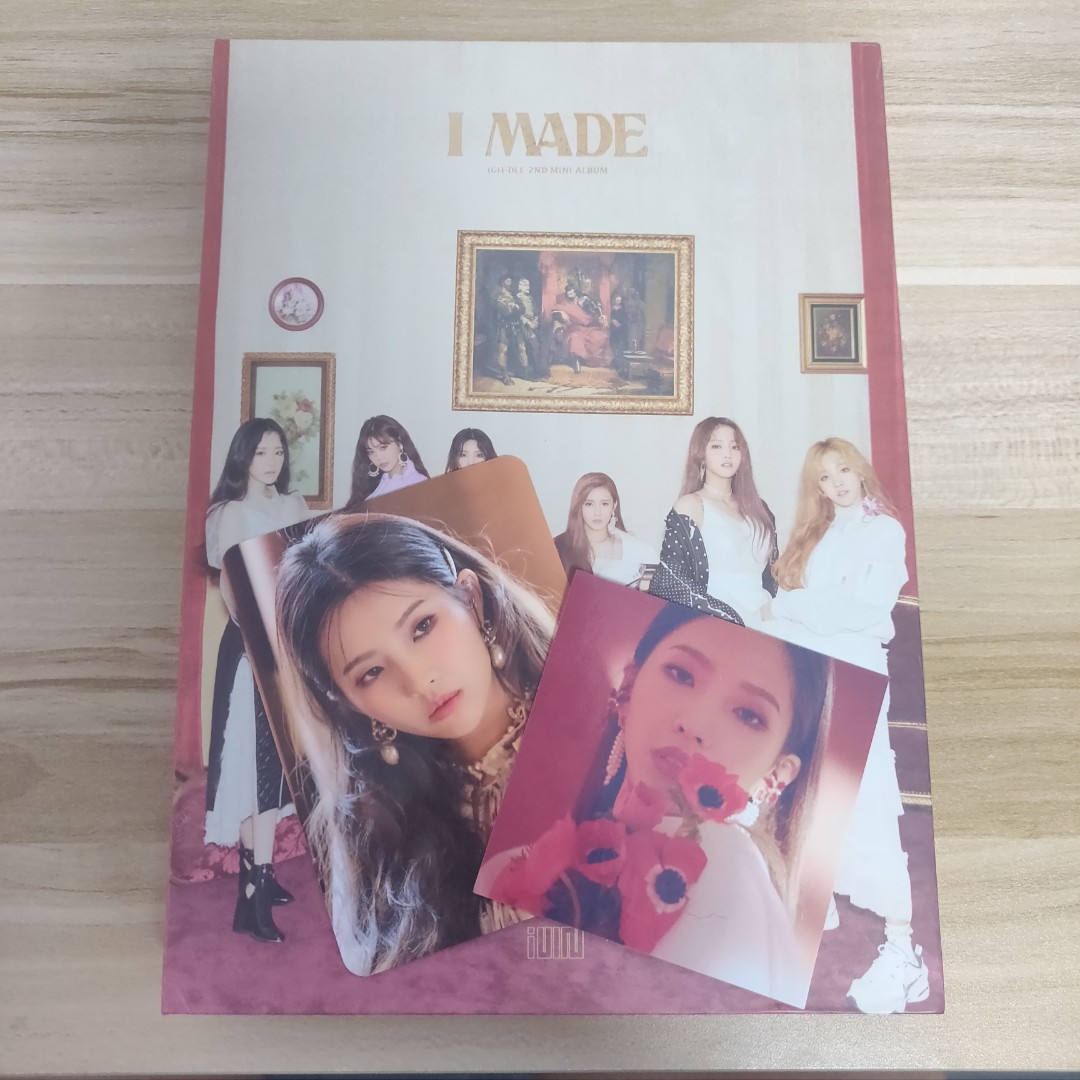 WTS gidle (g)i-dle kpop girl group album I made soyeon pc pcs photocard ...
