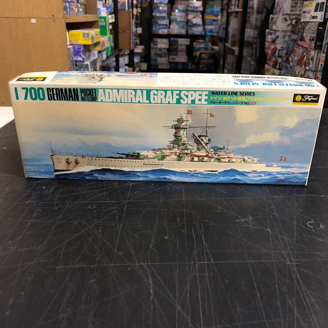 1/700 Fujimi WWII Admiral Graf Spee Pocket Battleship Model Kit ...