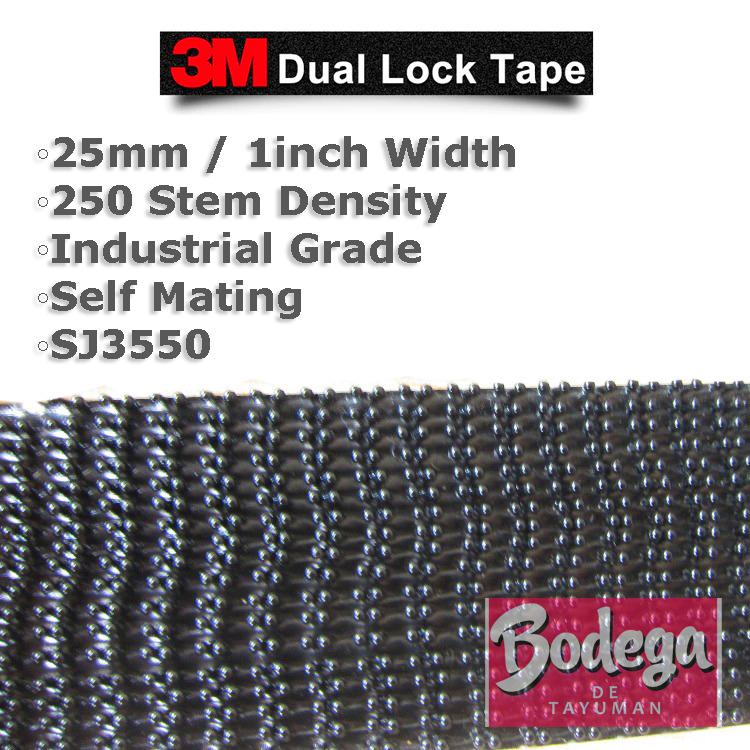 3M Dual Lock recloseable fastener 250 stem sj3550 hook and loop velcro ...