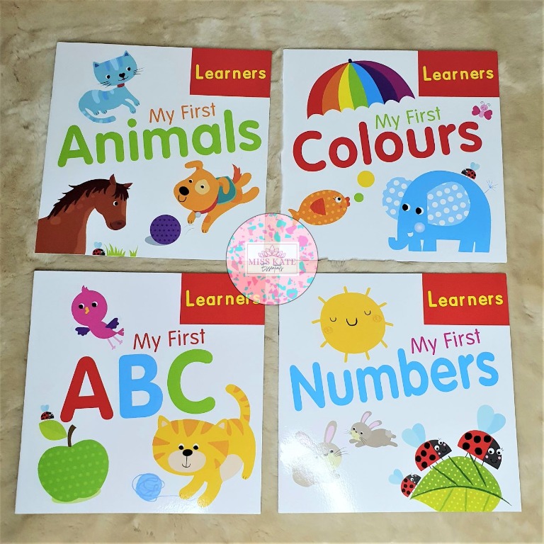 4IN1 LEARNERS FIRST EDUCATIONAL BOOK SET FOR KIDS TODDLERS My First ABC ...
