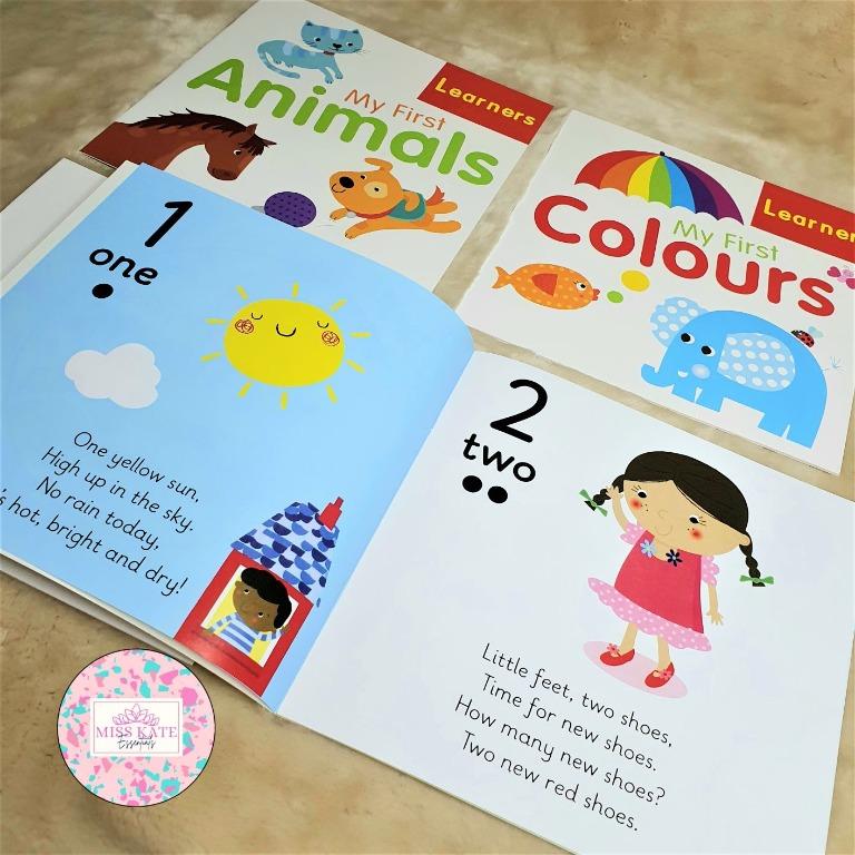 4IN1 LEARNERS FIRST EDUCATIONAL BOOK SET FOR KIDS TODDLERS My First ABC ...