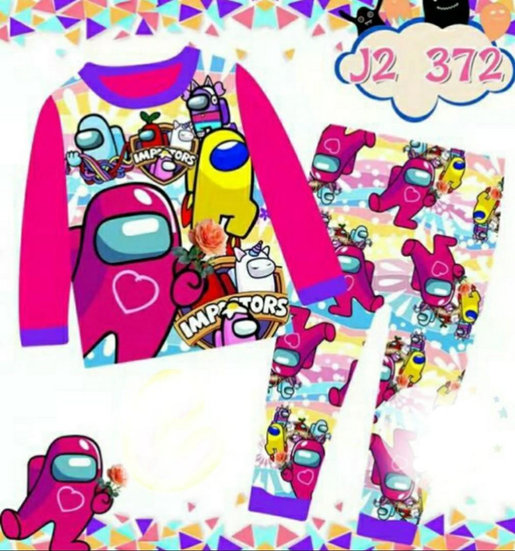 Among us, minnie mouse, pooh, my melody, hello kitty pyjamas, drifit ...