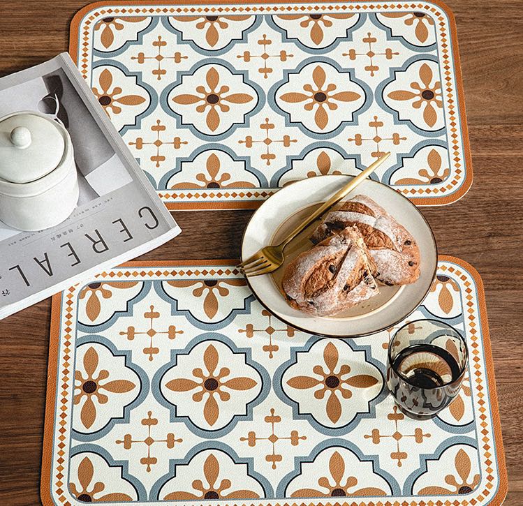 Beautiful morrocan Peranakan pvc placemat, Furniture & Home Living ...