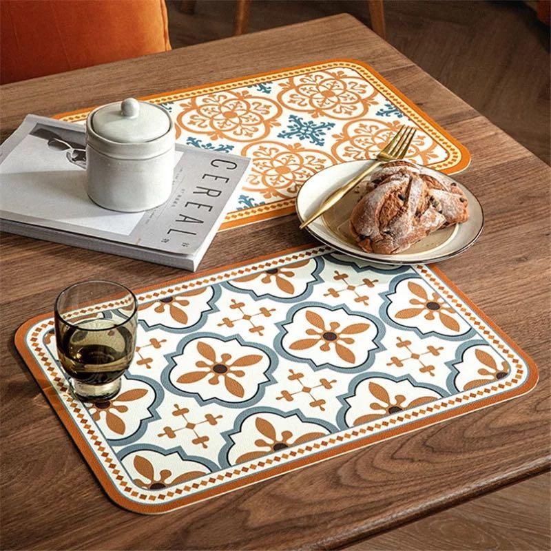 Beautiful morrocan Peranakan pvc placemat, Furniture & Home Living ...