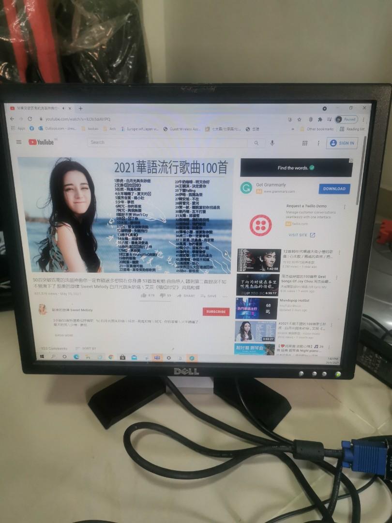 Dell monitor E198FP (19-inch), Computers & Tech, Parts & Accessories ...