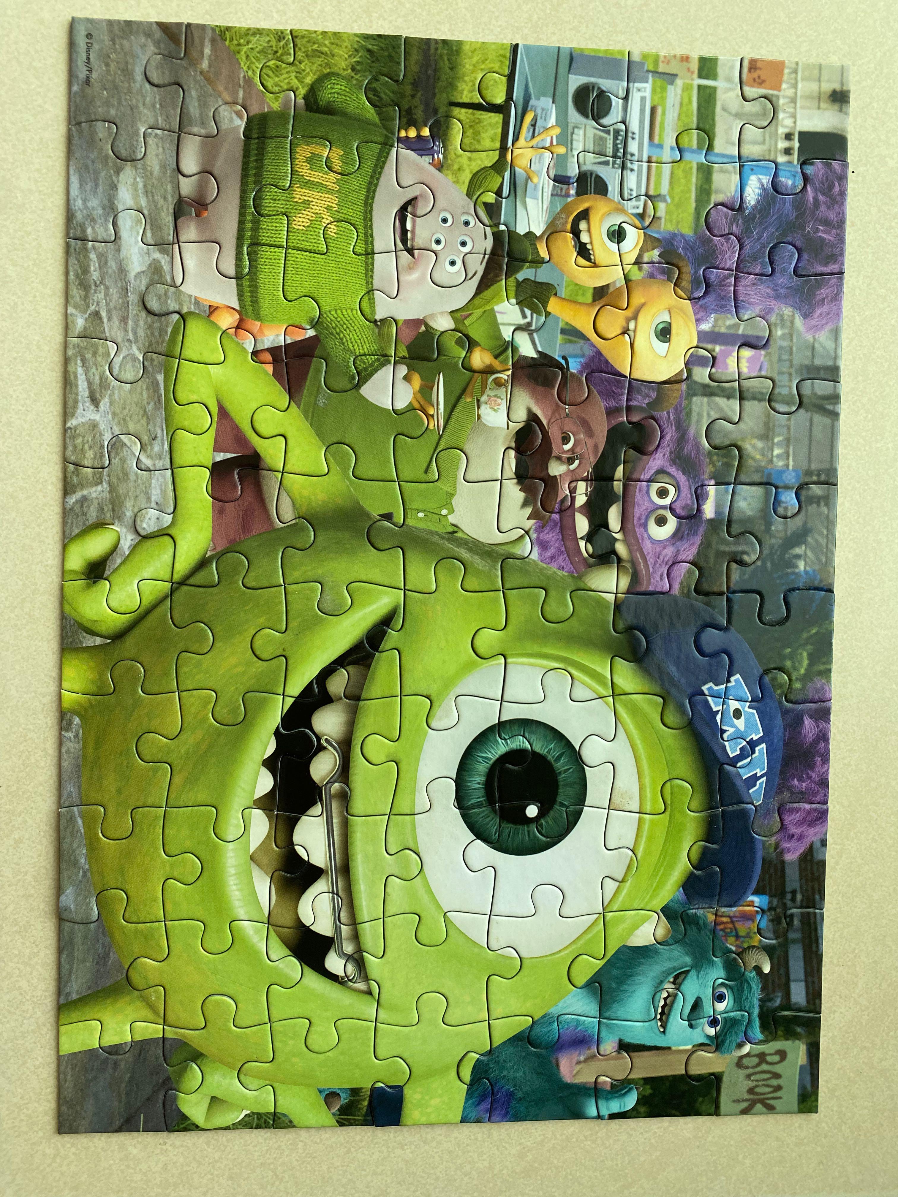 Disney PIXAR - MONSTERS UNIVERSITY puzzle, Hobbies & Toys, Collectibles ...