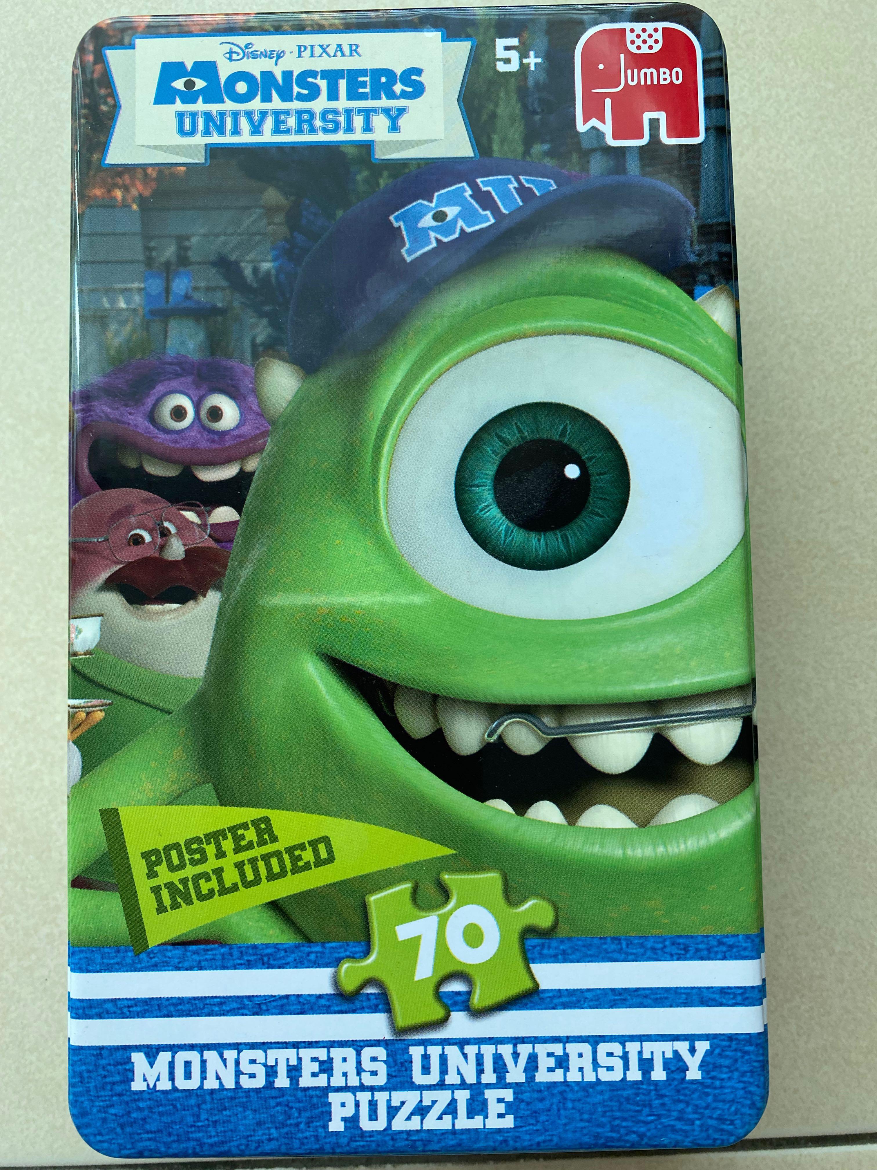 Disney PIXAR - MONSTERS UNIVERSITY puzzle, Hobbies & Toys, Collectibles ...