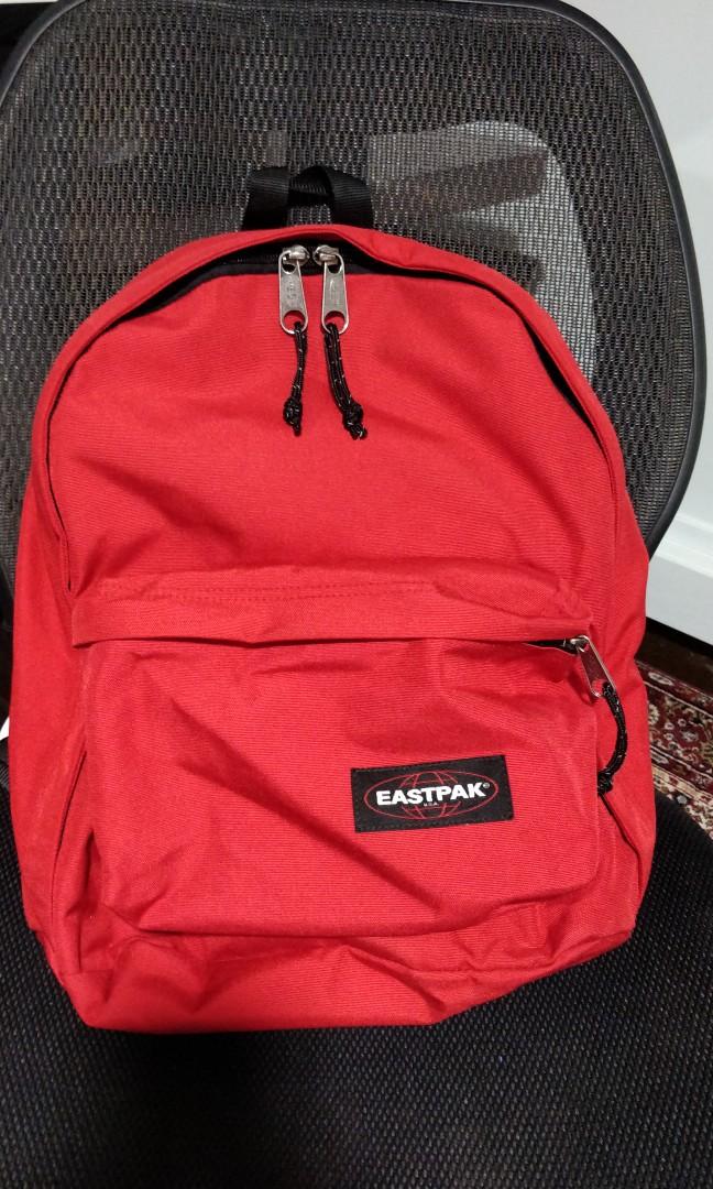 Eastpak Out of Office Red 27L Backpack, Men's Fashion, Bags, Backpacks ...