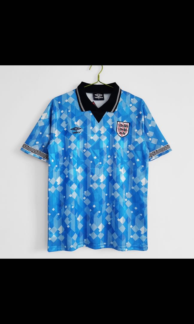 England 1990 Third Kit, Men's Fashion, Tops & Sets, Tshirts & Polo ...