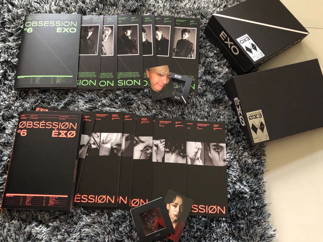 EXO obsession album (exo version), Hobbies & Toys, Memorabilia ...