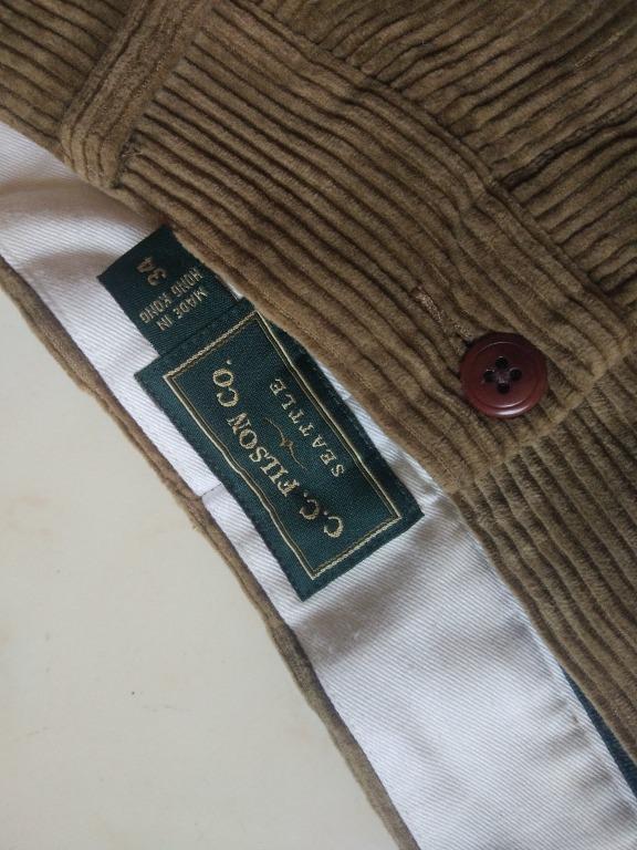Filson corduroy pant 34, Men's Fashion, Bottoms, Jeans on Carousell