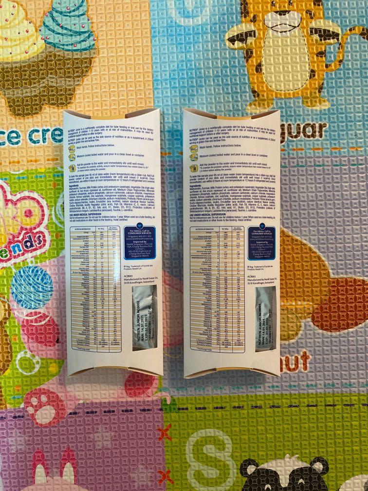 Free Nestle Nutren Junior 1-10yo sachets, Babies & Kids, Nursing ...