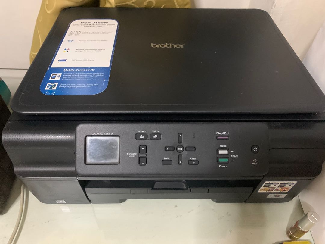 Brother inkjet scanner all in one print,copy,scan with wireless ...