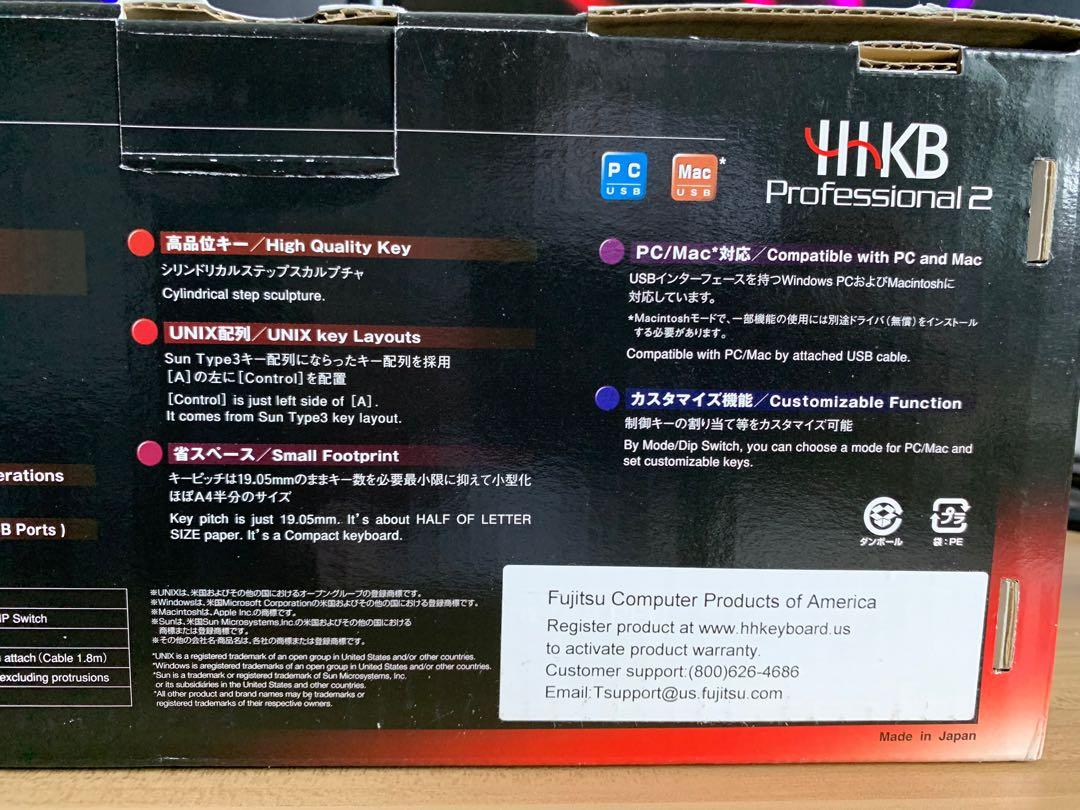 Happy Hacking Keyboard Professional 2, Computers & Tech, Parts ...