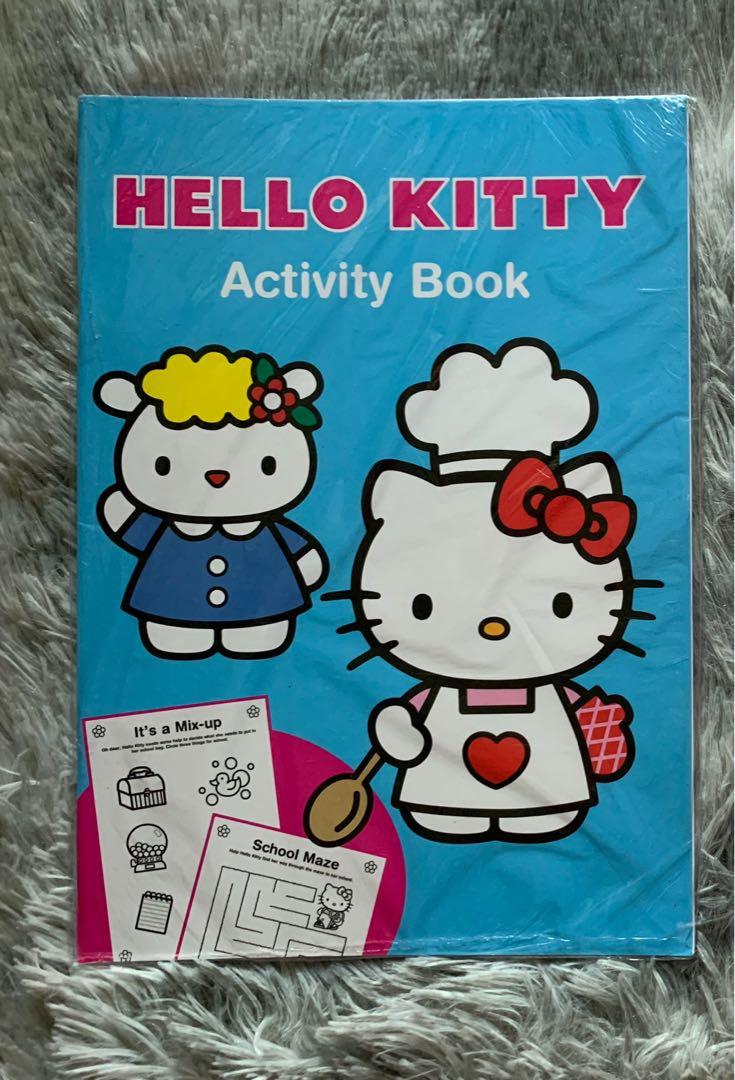 Hello Kitty activity books/ colouring and activity placemats, Hobbies ...