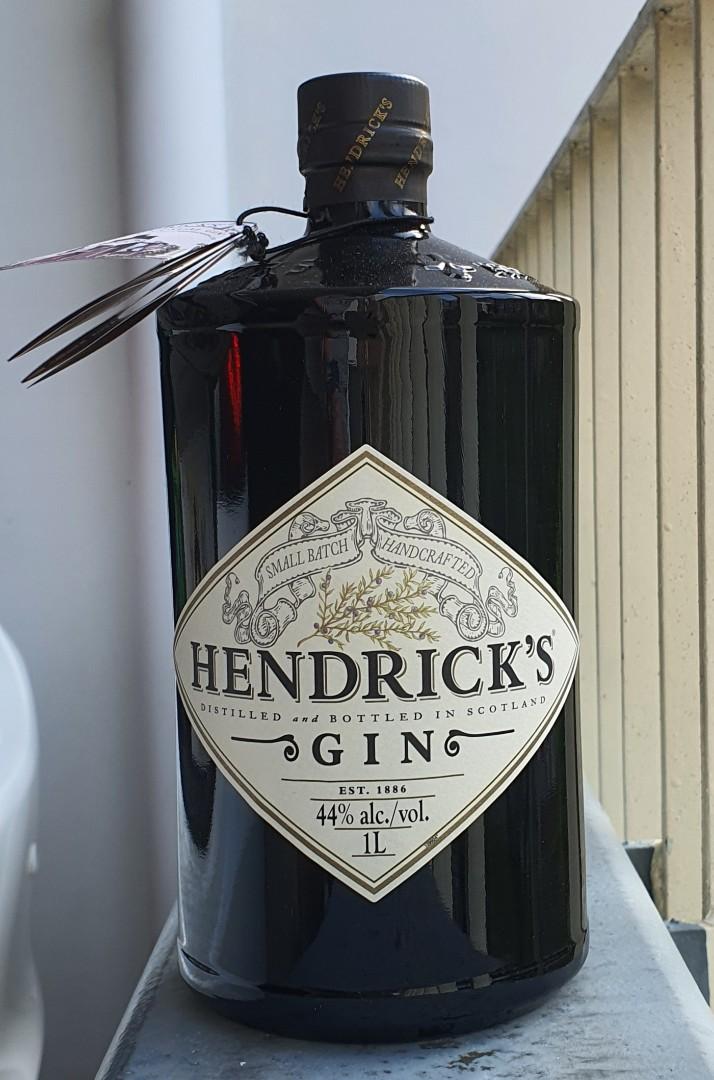 Hendricks Gin 1L, Food & Drinks, Alcoholic Beverages on Carousell