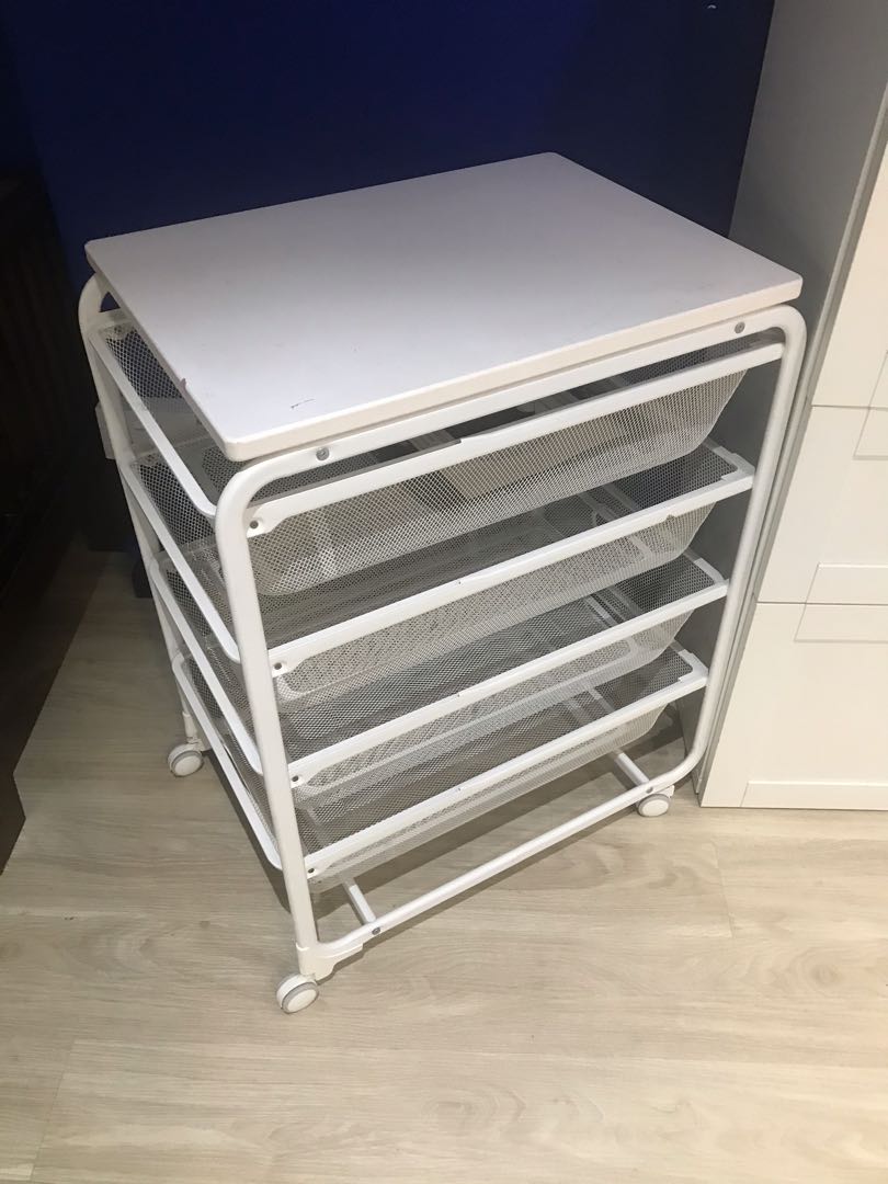 Ikea Algot tray drawers with wheels, Furniture & Home Living, Furniture ...