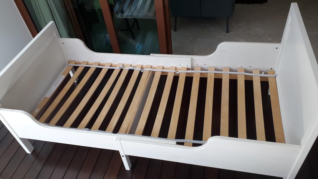 IKEA Sundvik Bed frame and slats, Furniture & Home Living, Furniture ...