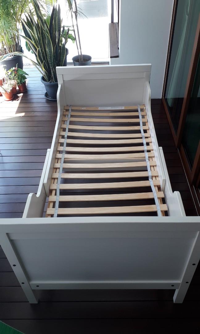 IKEA Sundvik Bed frame and slats, Furniture & Home Living, Furniture ...