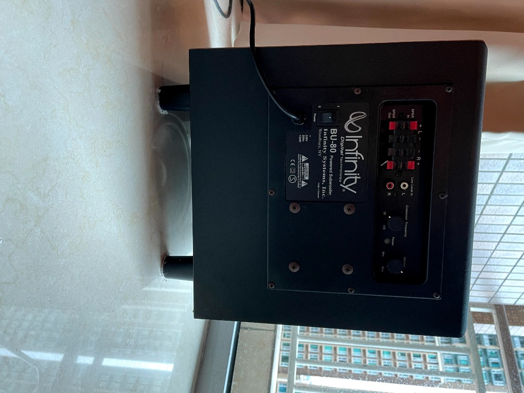 Infinity BU-80 8" 超低音, 音響器材, Soundbar、揚聲器、藍牙喇叭、耳擴 - Carousell