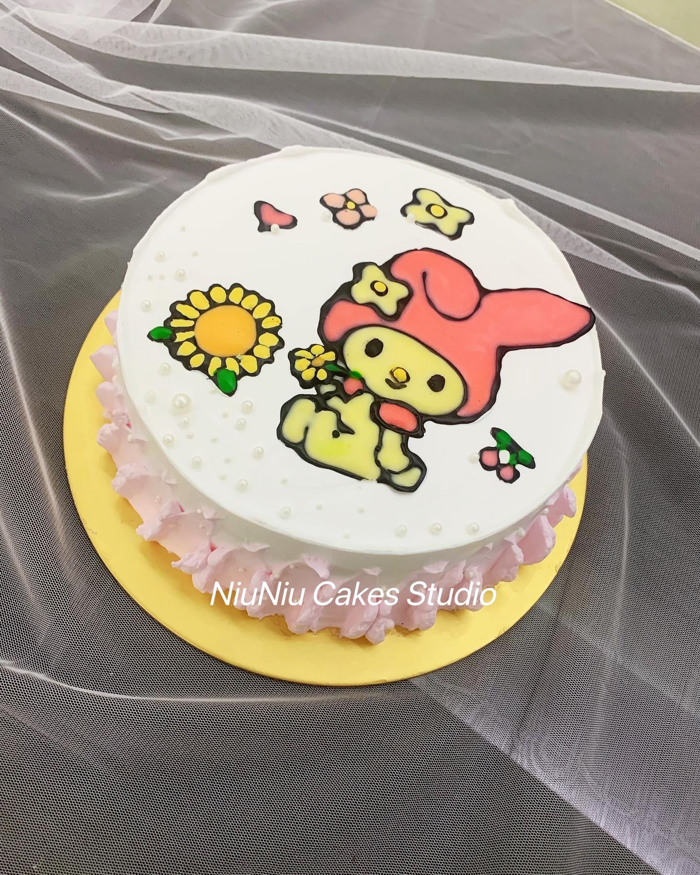 INS drawing birthday cake (Handmade), Food & Drinks, Homemade Bakes on ...