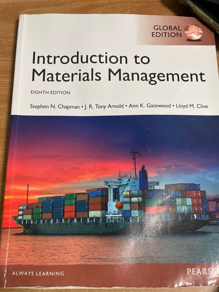 Introduction to Materials Management Eight Edition (TP), Hobbies & Toys ...