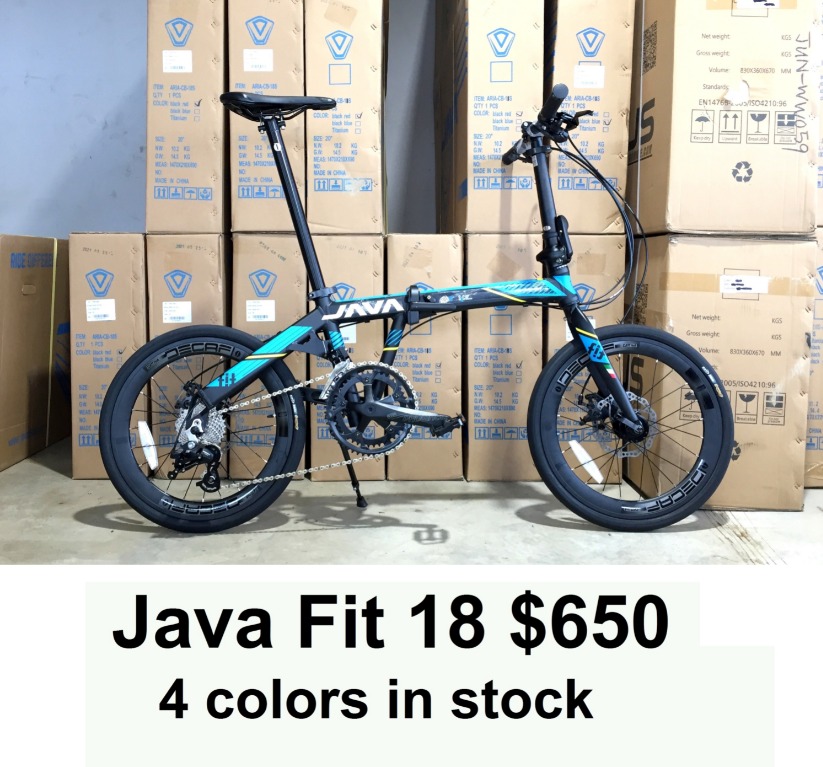 Java Fit Folding Bike 4 colors, Sports Equipment, Bicycles & Parts ...