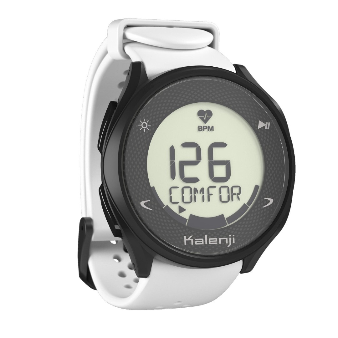 Kalenji HR 500 Heart Rate Running Watch (White), Mobile Phones ...